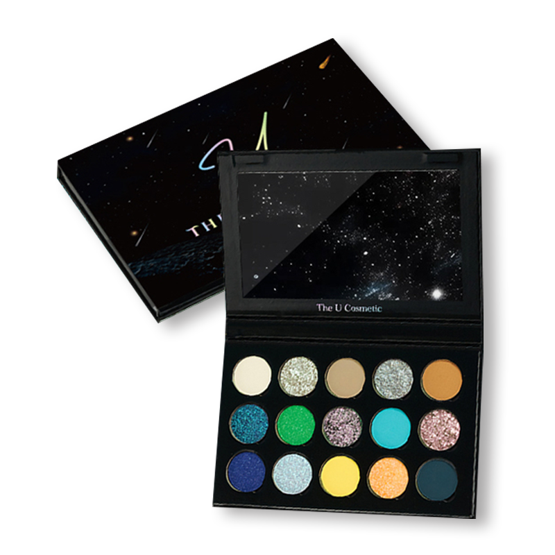 Home / The U Cosmetic"Cosmic Eye" 15-Color Eyeshadow Palette