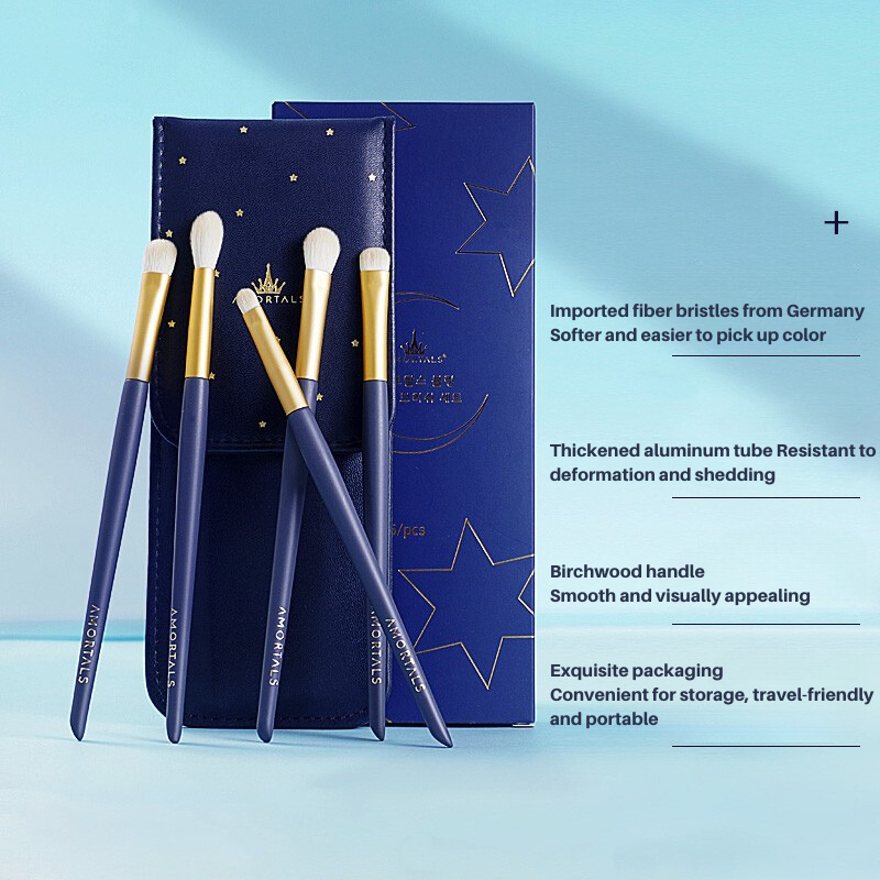 AMORTALS Stardust Eye Makeup Brush Set (5 Pieces) – CbeautyMall.com